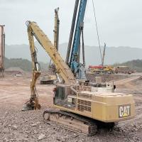 China Pile Driver Attachment For Excavators Pile Driver Excavator For Cat 349 for sale