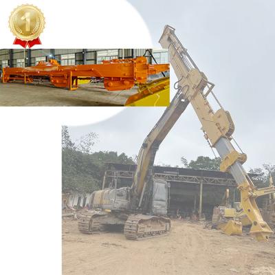 China 30M 32M Excavator Long Reach Boom And Telescopic Arm for sale