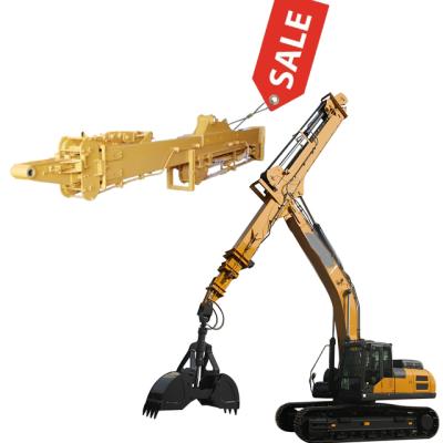 China Top 1 30M Excavator Telescopic Arm With Clamshell Bucket Grab Bucket for sale