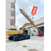 China 30M Excavator Telescopic Boom Telescopic Arm with 1.5CBM Clamshell Bucket for sale