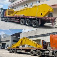 China 20M 22M Excavator Long Arm Long Boom Excavator Long Reach Arm with Bucket For Digging for sale