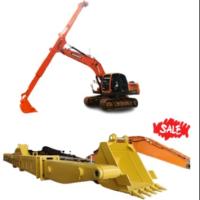 China High Quality Hydraulic Telescoping Excavator Boom High Reach Demolition Boom for Cat320 PC200 Construction Machinery Parts for sale