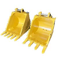 China ODM OEM Heavy Duty 1 Cbm Rock Bucket for Construction Machinery Excavator Digging Compatible with CAT320 PC200 ZX200 for sale