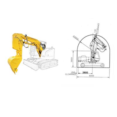 China Excavator Shorten Heavy Duty Rock Boom and Arm Bucket for sale