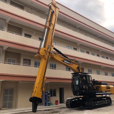 China 25M Telescopic Arm for Excavator with 1.5CBM Clamshell Bucket for SY365H for sale