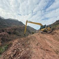 China Excavator Long Arm with Wood Grab for sale