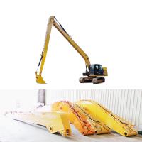 China Q690D Excavator Long Reach Boom With Bucket Cylinder For Unload Sand for sale