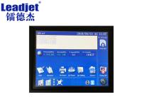 China Automatic Cleaning Nozzle Industrial White Inkjet Printer For Batch Coding With Touch Screen for sale