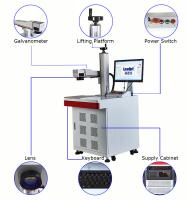 China OEM Desktop Optical 20W/50W Fiber Laser Marking Machine For Metal/Label/Tags for sale