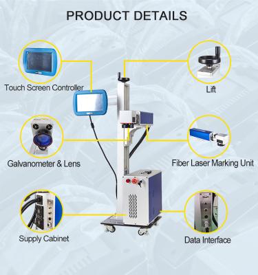 China Industrial Laser Marking Machine 20w Fiber Air Cooling ISO Approved Online for sale