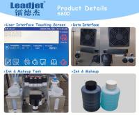 China S610 Expiry Date And Batch Number Printing Machine , Leadjet Inkjet Printer For Plastic Bags for sale