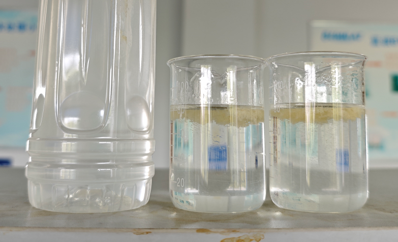 Oily livestock wastewater after Composite 202 Decoloring Agent and anionic PAM treatment