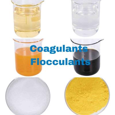 China Chemicals Water Purifying Treatment Additives Coagulants Flocculants For Eliminate Pollutants for sale