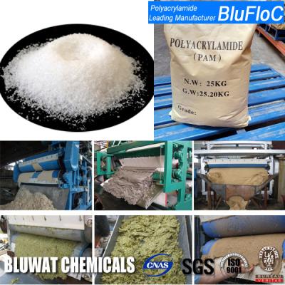 China Blufloc AA5418 Anionic Polyelectrolyte Flocculant - 89% Solid Content, 0.1% Working Concentration for Water Treatment for sale