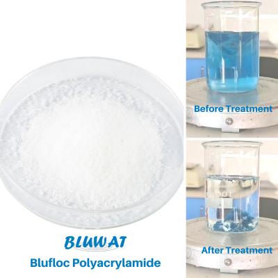 China Polymer Water Treatment Anionic Polyacrylamide Flocculation PAM Dewatering of Lime Alum Sludge and Recovery of Water for sale