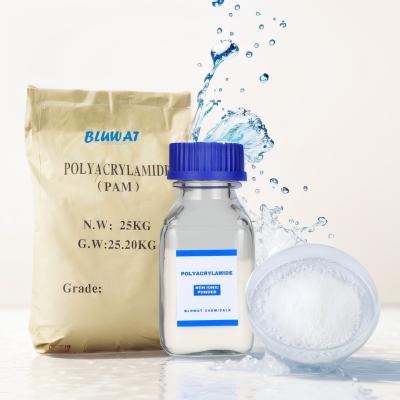 China Industrial Strength Polyelectrolyte Flocculant 20 million Molecular Weight Sewage Treatment Chemicals for sale