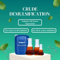 China Crude Oil Demulsifier with ≥40% Solid Content and pH 2-4 for Enhanced Oil-Water Separation in Industrial Applications for sale
