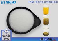 China BLUFLOC C8050 Cationic Polyacrylamide PAM Polymer - 20-100 Mesh Particle Size, 8-10 Million Molecular Weight for Sludge Dewatering for sale