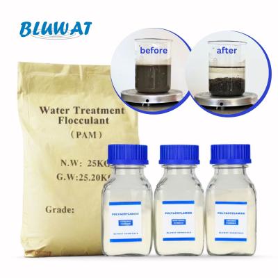 China Polyacrylamide Water Treatment Flocculant - Anionic Cationic Polymer with 5-22 Million Molecular Weight for Industrial Purification for sale