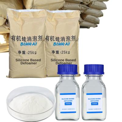 China 25KG Silicone Antifoam Powder High-Efficiency Foam Control Defoamer For Laundry Detergents Textile Adhesives Fermentation Processes for sale