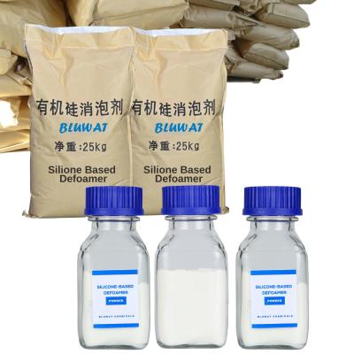China Industrial Grade Powder Defoamer for Alkaline Wash Liquids Petroleum Mud Cleaning Agents Highly Effective Foam Suppressant 25KG Bag for sale