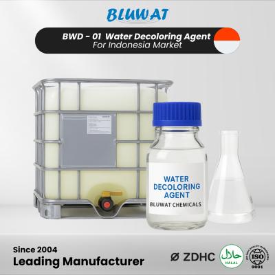 China BWD‑01 Water Decolorant For Textile Dye Pulp Paper Mill Wastewater Treatment In Indonesia for sale
