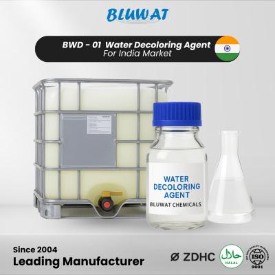 China BWD‑01 Water Decolorizing Agent For Textile Leather Sugar Mill Effluent Treatment In India for sale
