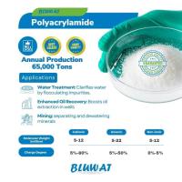 China Cationic Polyacrylamide PAM for Water Treatment 5-12 Million MW for sale
