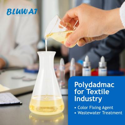 China PolyDADMAC for Textile Wastewater Treatment and Color Fixing | Bluwat Chemicals for sale