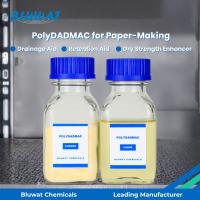 China PolyDADMAC for Paper-Making: Retention Aid, Drainage Aid and Dry Strength Enhancer | Bluwat Chemicals for sale