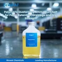 China Polymeric Quaternary Ammonium Salt Polydadmac for Paper Retention, Drainage and Dry Strength | Bluwat Chemicals for sale