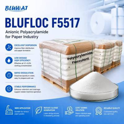 China BLUFLOC F5517 Paper Retention and Dispersion Polymer for Modern Papermaking Systems for sale
