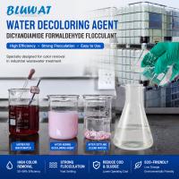 China Wastewater Decolorant Dicyandiamide Formaldehyde ammonium salt resin for Direct Dye Disperse Dye Pigment Dye Color Remove Color Stripping for sale