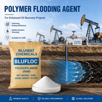 China BLUFLOC HA7525 Anionic PAM 20 to 100 Mesh for Drilling Mud Fluid Loss Control in Oilfield Applications for sale