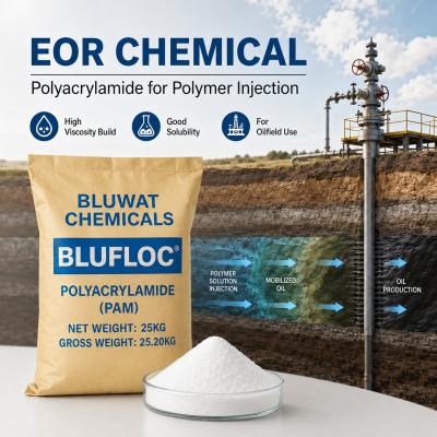 China BLUFLOC AA6518 Anionic PAM for Oil Drilling Wastewater Clarification and Drilling Fluid Performance Improvement for sale