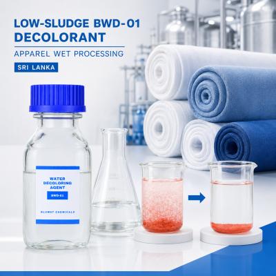 China Low-Sludge BWD-01 Water Decoloring Agent for Apparel Wet Processing Wastewater in Sri Lanka for sale