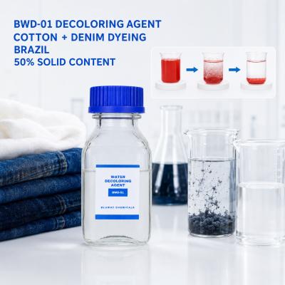 China BWD-01 Decoloring Agent for Cotton and Denim Dyeing Wastewater in Brazil for sale