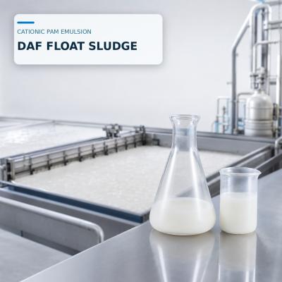 China Cationic Polyacrylamide Emulsion for DAF Float Sludge Dewatering for sale