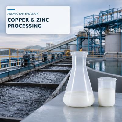 China Anionic Polyacrylamide Emulsion for Copper and Zinc Mineral Processing with Very High Molecular Weight in Oil-Based and Water-Based Formulations for sale
