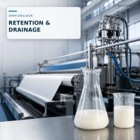 China APAM Emulsion Retention and Drainage Aid for Papermaking for sale