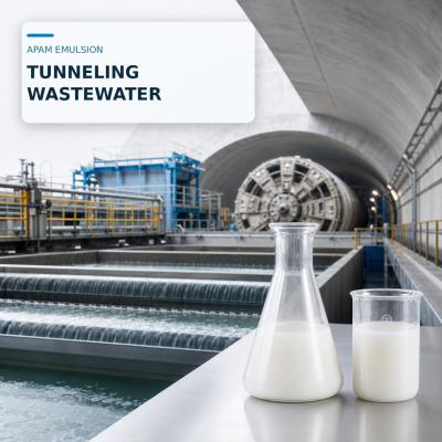 China Anionic PAM Emulsion for Construction and Tunneling Wastewater Treatment with Very High Molecular Weight in Oil-Based and Water-Based Formulations for sale