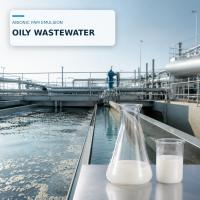 China Anionic PAM Emulsion for Oily Wastewater Clarification with Very High Molecular Weight and Post-Demulsification Flocculation for sale