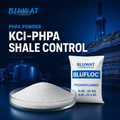 China KCl-PHPA Powder Drilling Mud Additive for Reactive Shale Drilling with 89% Min Solid Content Water-Soluble Anionic Copolymer for sale