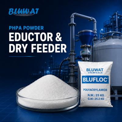 China PHPA Powder Preparation with Polymer Eductor or Dry Feeder for sale