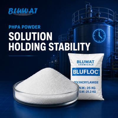 China PHPA Powder Solution Stability and One-Week Holding Guidance for sale