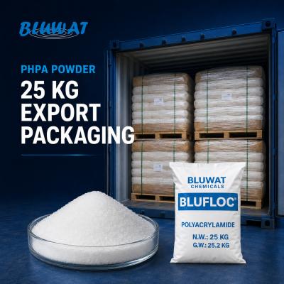 China 25 kg Bag PHPA Powder for Export and Rig-Site Handling for sale