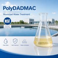 China NSF-certified High-charge Cationic PolyDADMAC Liquid Quaternary Ammonium Polymer with 20%, 40%, 50% Solid Content for sale
