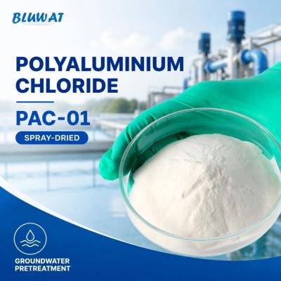 China 30% Min. Al2O3 Spray-Dried 25kg Bag PAC-01 Polyaluminium Chloride for Groundwater Pretreatment for sale