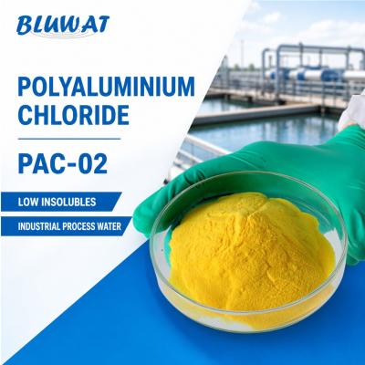 China PAC-02 Polyaluminium Chloride Water Treatment Chemical with 0.1% Max. Insolubles and 30% Min. Al2O3 Content Spray Dried for sale