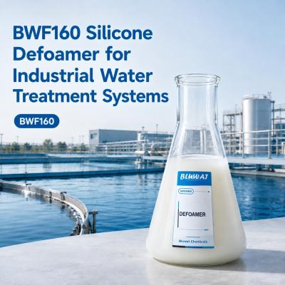 China BWF160 Nonionic Silicone Defoamer for Fast Foam Knockdown in Industrial Water Treatment Systems for sale